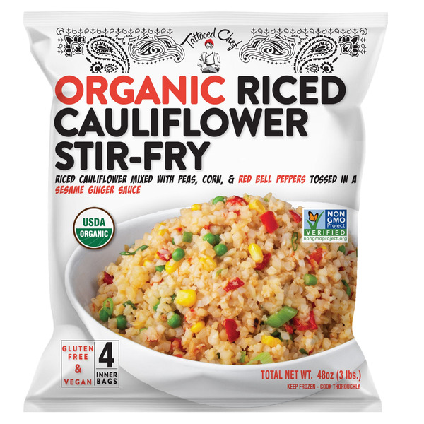 Tattooed Chef Organic Riced Cauliflower Stir Fry Same-Day Delivery | Costco