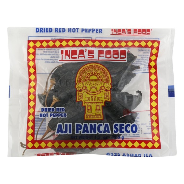 Incas Food Red Hot Pepper, Dried, Aji Panca Seco (1.5 oz) - Instacart