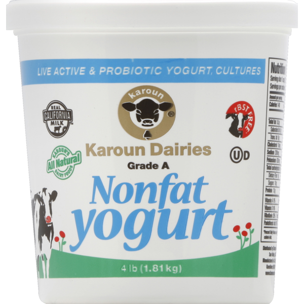 Karoun Yogurt, Nonfat (4 lb) - Instacart