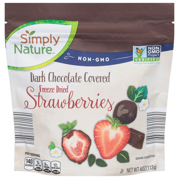 Simply Nature Strawberries, Dark Chocolate Covered Same-Day Delivery or ...