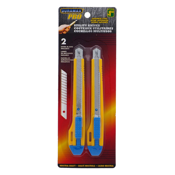 DURAMAX Thin Blade Cutter Knives - 2 Pack Same-Day Delivery | Dollarama