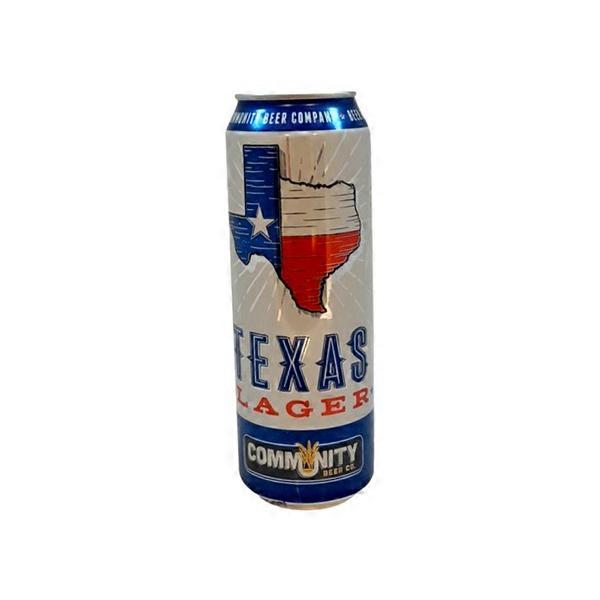 Community Beer Co. Texas Lager Beer (19 fl oz) - Instacart