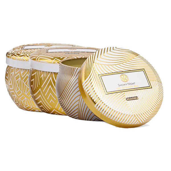 ALDI Huntington Home Mini Candle Tins Set 2 (Feeling Festive, Snowy ...