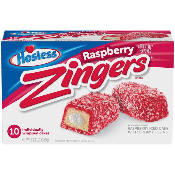 Hostess Raspberry ZINGERS, 10 Count , 13.40 oz Same-Day Delivery or ...