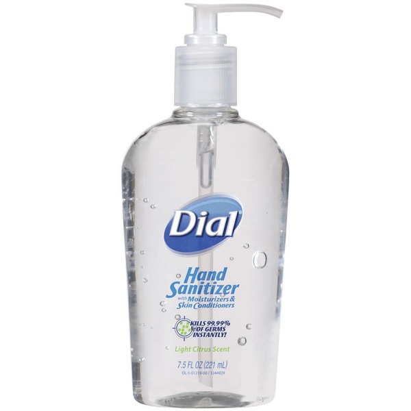 Dial with Moisturizers & Skin Conditioners Light Citrus Scent Hand ...