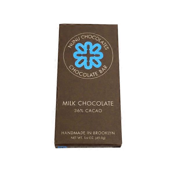 Nunu Chocolates 36% Milk Chocolate Bar (1.6 oz) - Instacart
