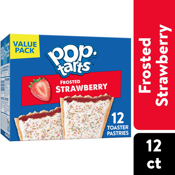 Safeway Pop-Tarts Toaster Pastries Frosted Strawberry, Breakfast Foods ...