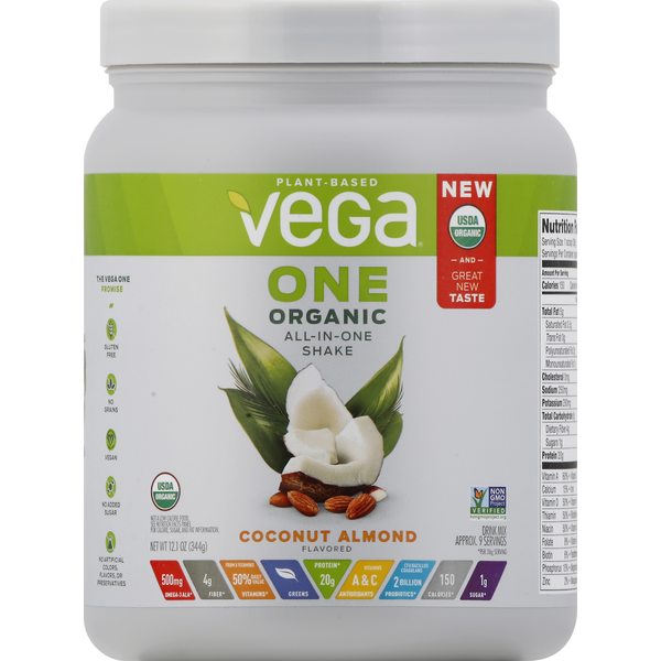 Vega One French Vanilla All in One Shake Drink Mix (344 g) - Instacart
