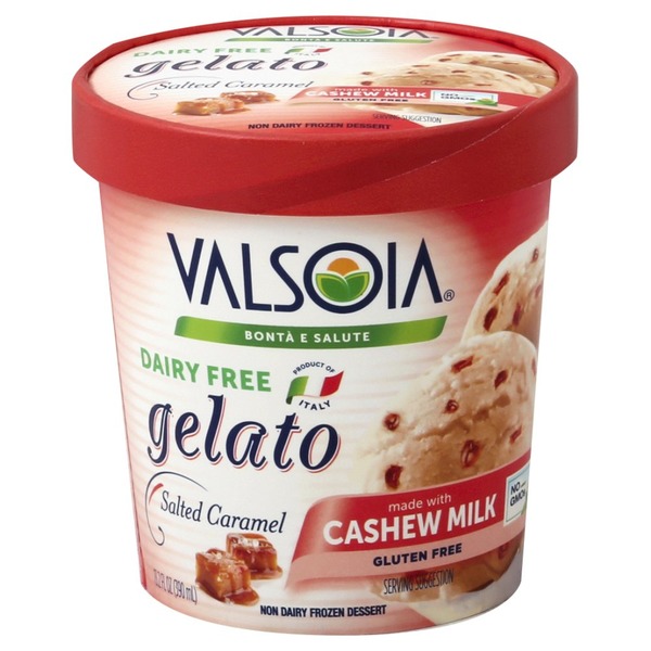 Valsoia Gelato, Dairy Free, Salted Caramel (13.2 oz) - Instacart