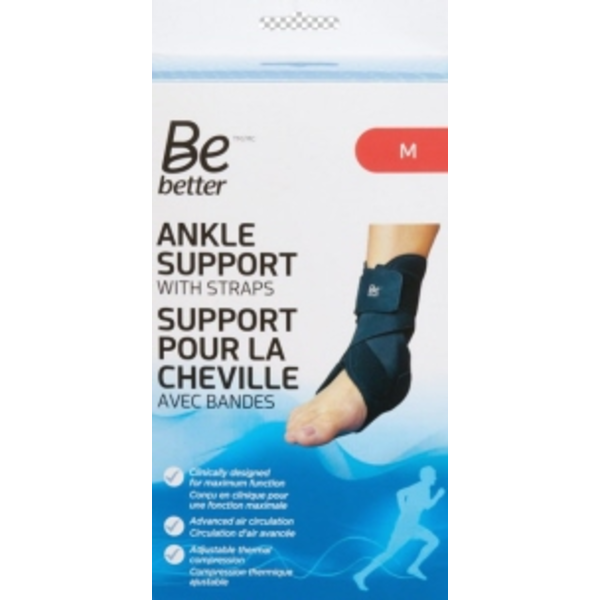 Be Better Ankle Support With Strap Same-Day Delivery | Rexall