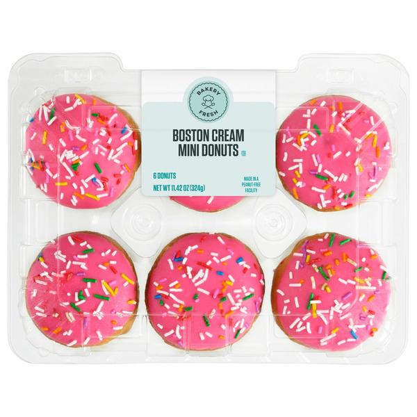 Kroger Bakery Fresh Goodness Boston Cream Mini Donuts Same-Day Delivery ...