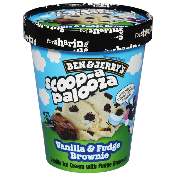 Safeway Ben & Jerry's Ice Cream, Vanilla & Fudge Brownie Same-Day ...