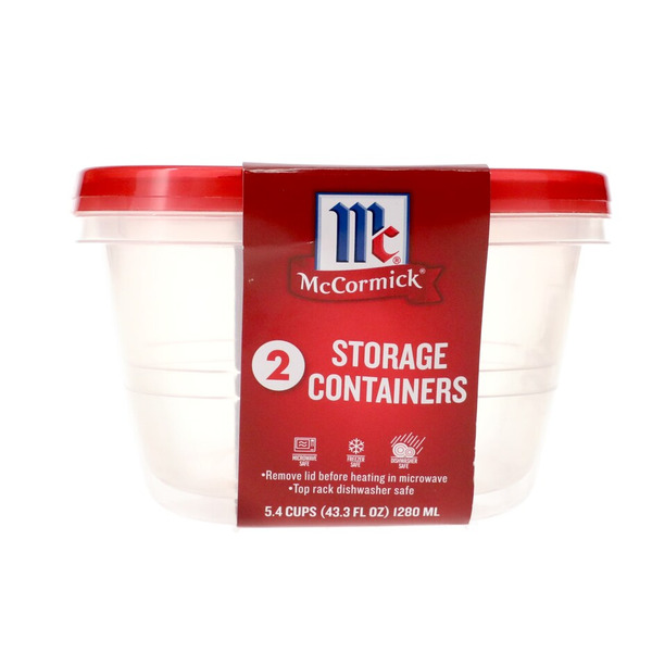 McCormick 2 Storage Containers Same-Day Delivery | Dollar Tree
