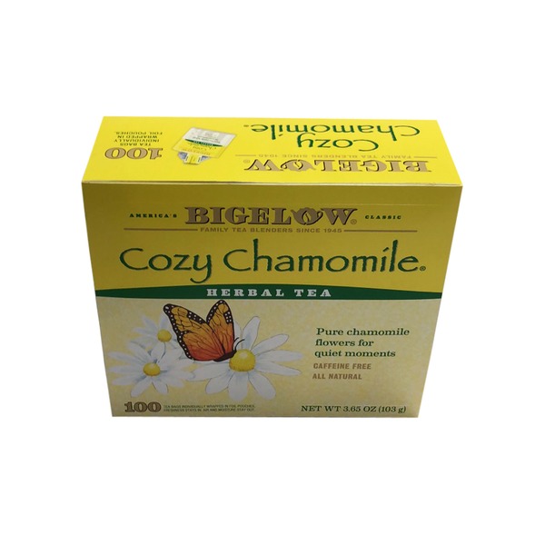 Bigelow Cozy Chamomile Herbal Tea (100 ct) - Instacart