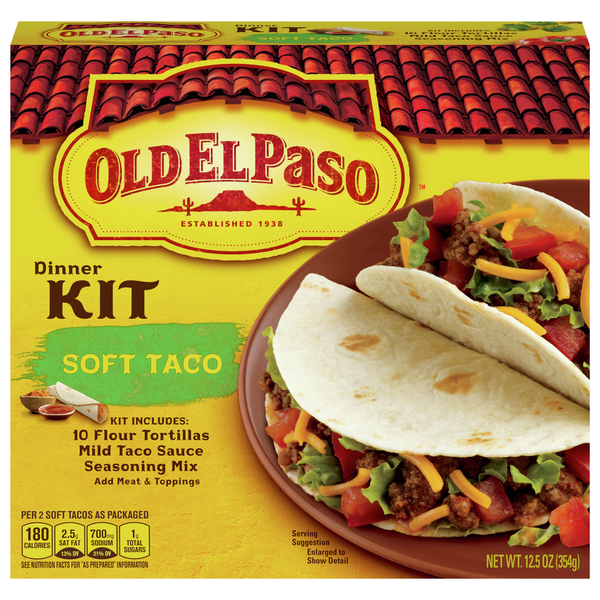 Old El Paso Soft Taco Dinner Kit Same-Day Delivery or Pickup | Publix