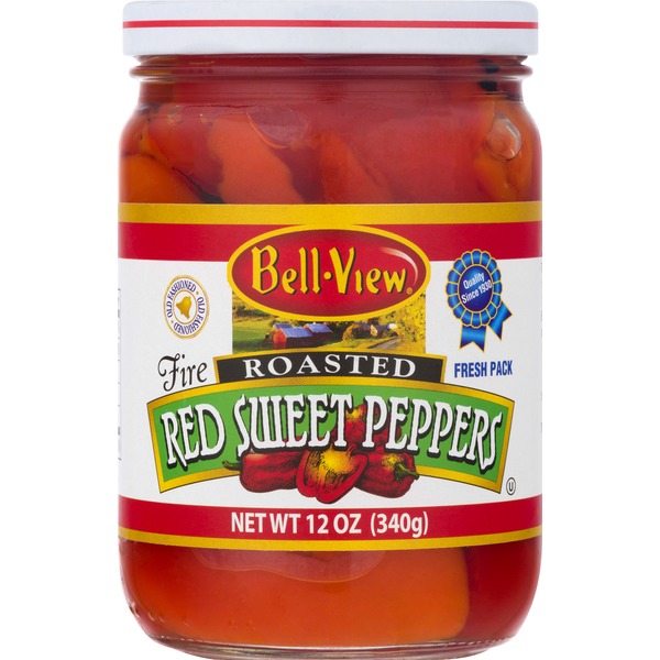 Bell View Red Sweet Peppers, Fire Roasted, Fresh Pack (12 oz) - Instacart