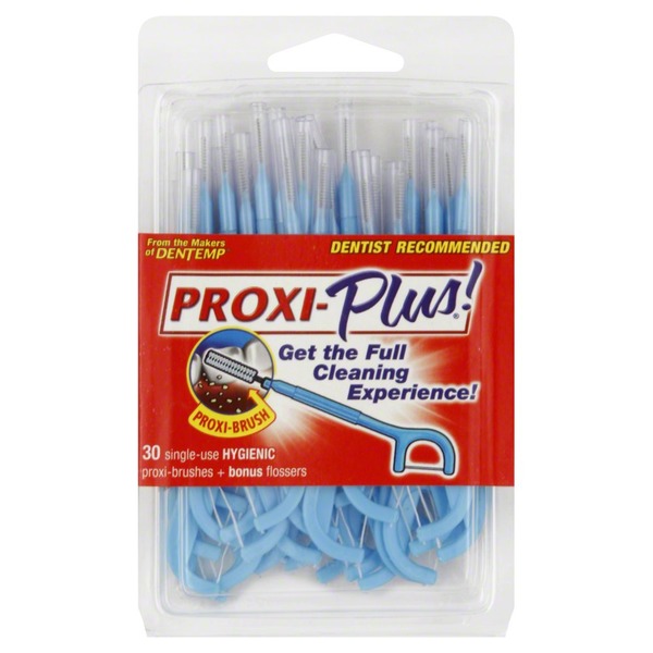 Dentemp Proxi-Brushes + Bonus Flossers (30 ct) - Instacart