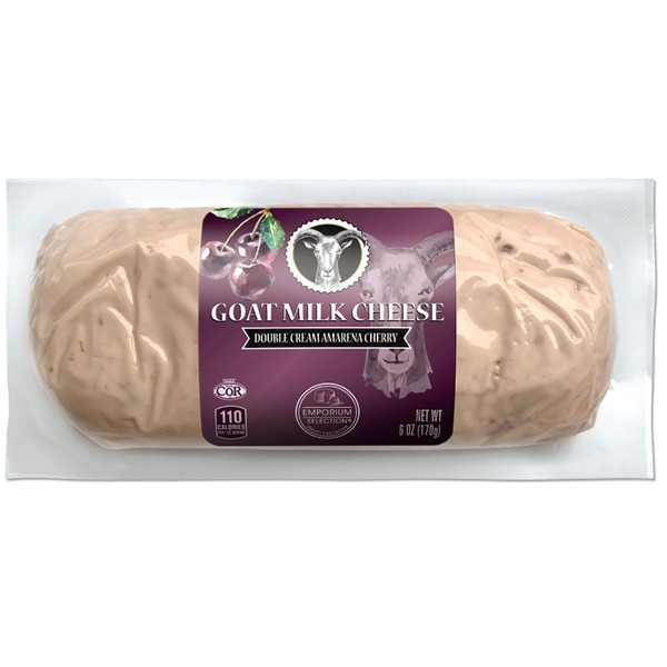 Emporium Selection Double Cream Amarena Cherry Goat Cheese Log Same-Day ...