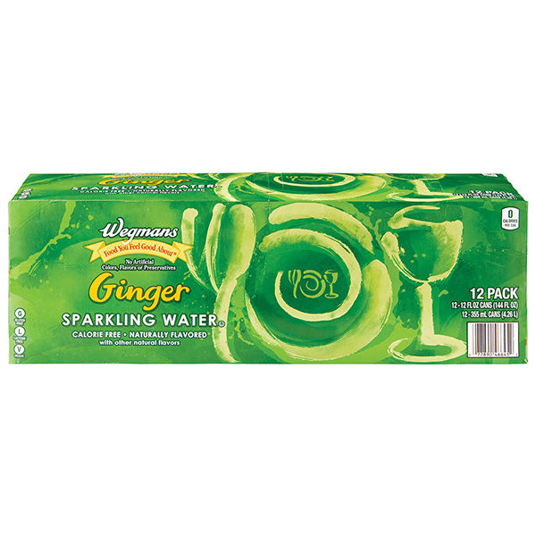 Wegmans Wegmans Sparkling Water Sparkling Water, Ginger, 12 Pack Same ...