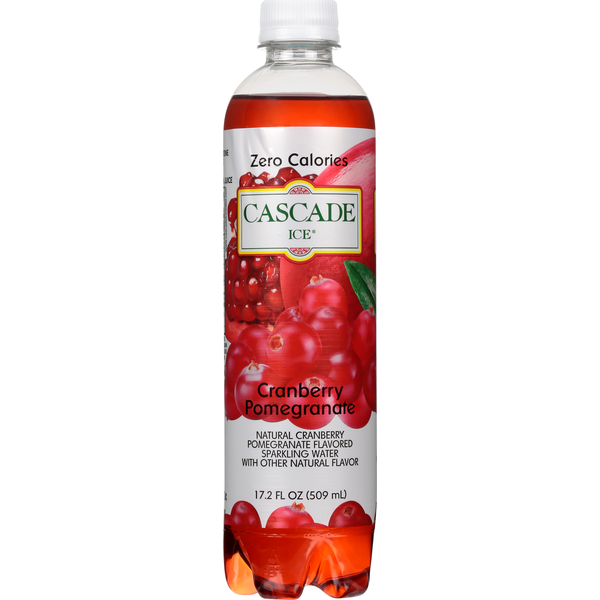 Cascade Ice Sparkling Water, Cranberry Pomegranate (17.2 oz) - Instacart