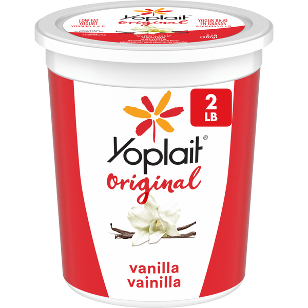 Yoplait Original Smooth Style Vanilla Low Fat Yogurt Tub Same-Day ...