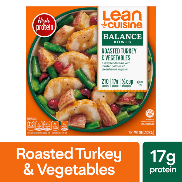Lean Cuisine Roasted Turkey And Vegetables Bowl Frozen Entrée Same-Day ...