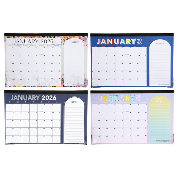 2026 Desk Blotter Calendar Same-Day Delivery | Dollar Tree