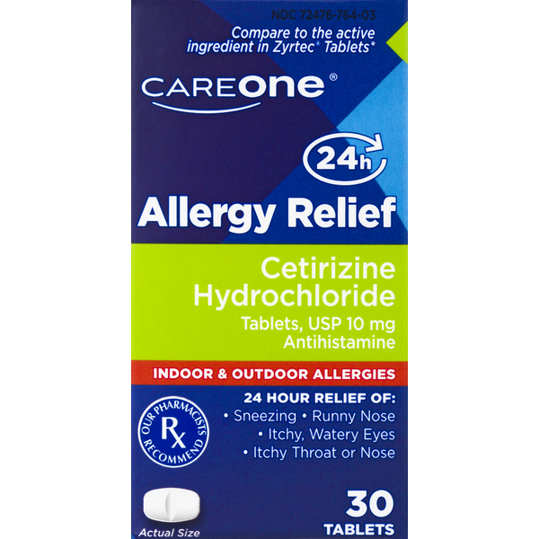 Food Lion CareOne Allergy Relief, 10 mg, Tablets Same-Day Delivery or ...