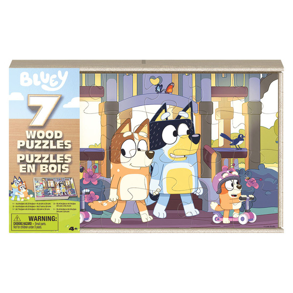 ALDI Kinetic Sand 7 Piece Bluey Wooden Puzzle Same-Day Delivery or ...