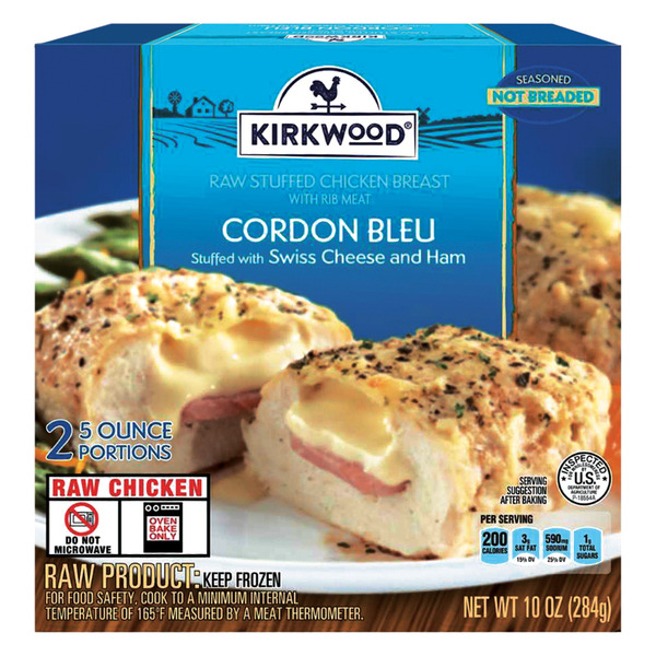 Kirkwood Cordon Bleu Stuffed Chicken Entree Same-Day Delivery or Pickup | ALDI