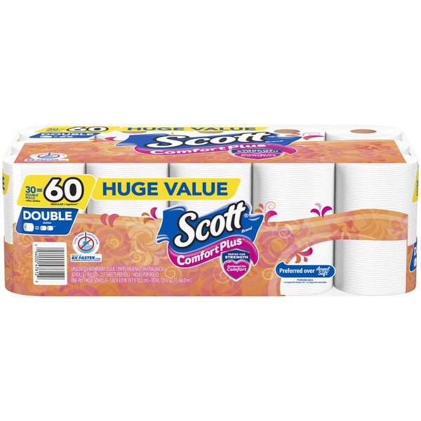 Scott ComfortPlus Toilet Paper (30 ct) - Instacart