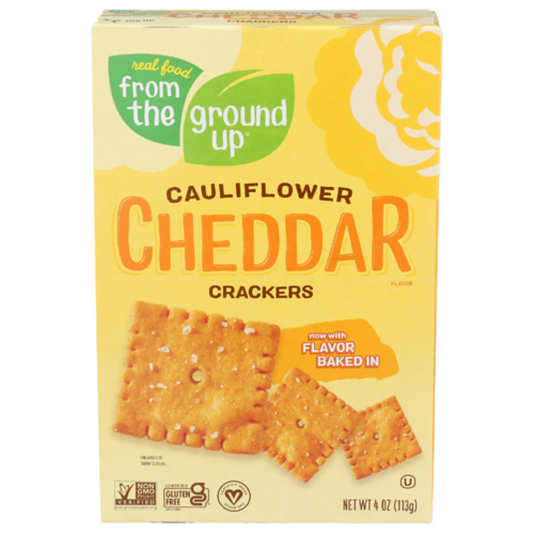 From the Ground Up Cheddar Cauliflower Crackers Same-Day Delivery or ...