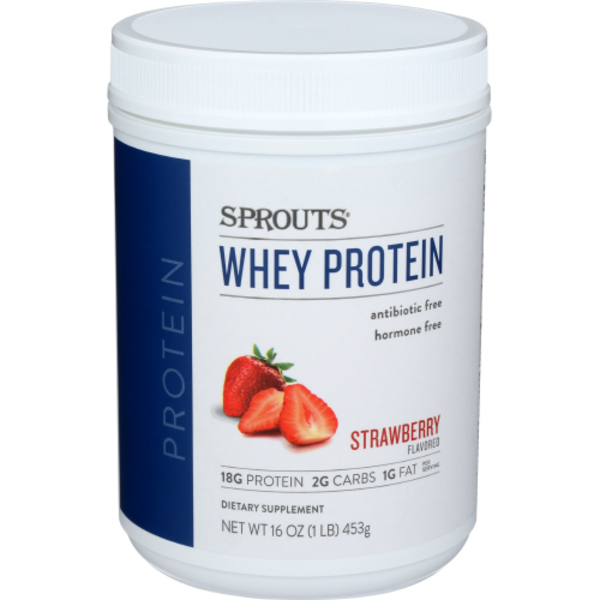 Sprouts Farmers Market Sprouts Strawberry Whey Protein Same-Day ...