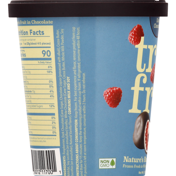 Tru Fru Raspberries, Dark Chocolate