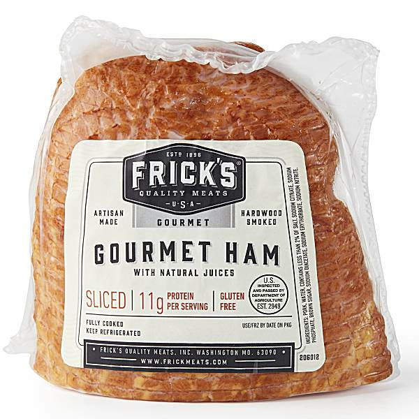 Frick's Gourmet Ham Sliced Boneless Smoked Fully Cooked Same-Day ...