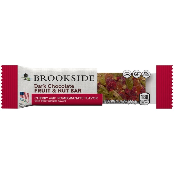 Brookside Dark Chocolate Fruit & Nut Bar, Cherry with Pomegranate ...