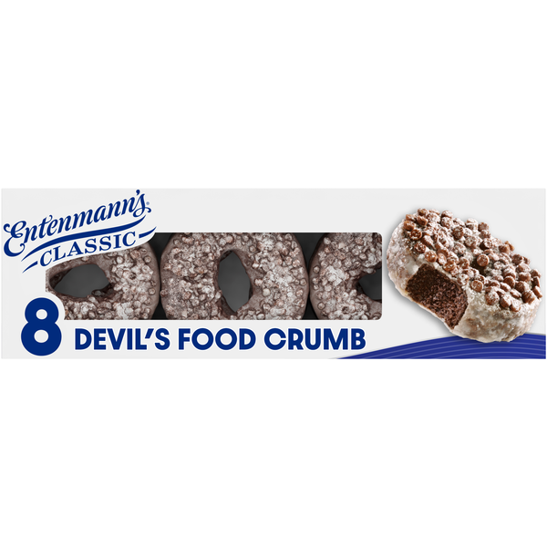 Entenmann's 8 count, Devil's Food Crumb Donuts Same-Day Delivery or ...