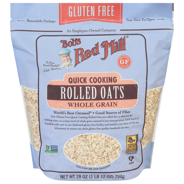 Publix Bob's Red Mill Quick Cooking Rolled Oats, Gluten Free Same-Day ...