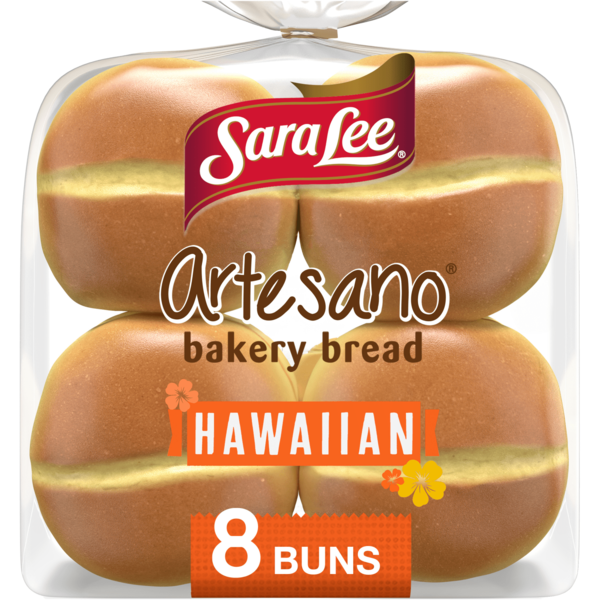 Sara Lee Artesano, 8 count, Hawaiian Bakery Buns Same-Day Delivery or ...