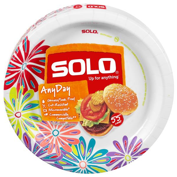SOLO Paper Plates, Anyday, 10 Inch Same-Day Delivery or Pickup | Publix