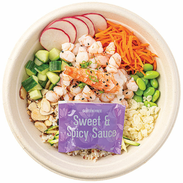 Wegmans Wegmans Cooked Weet & Spicy Shrimp Poke Bowl With Quinoa Brown ...