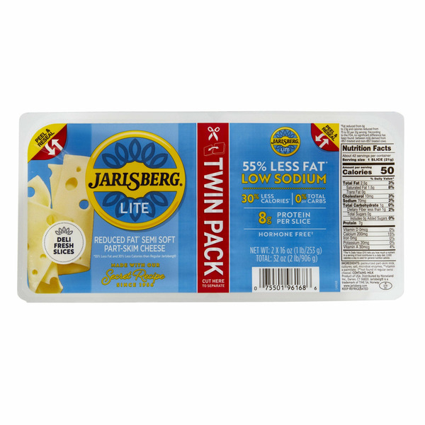 Jarlsberg Lite Reduced Fat Swiss Cheese Same-Day Delivery | Costco