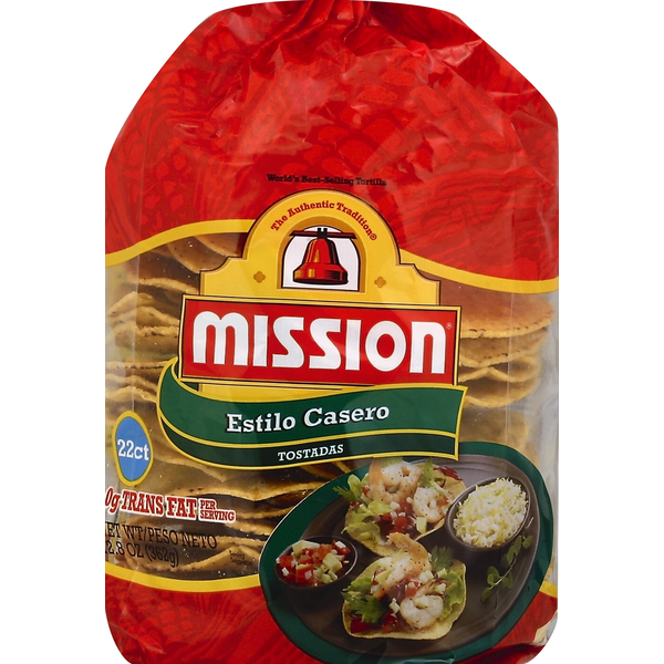Mission Estilo Casero Tostadas (362 g) - Instacart