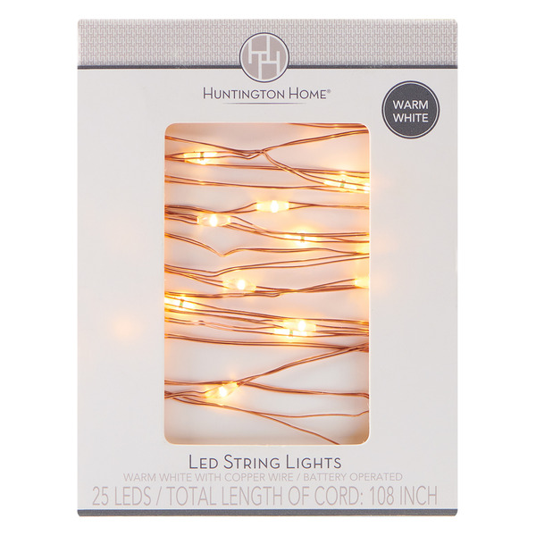 ALDI Merry Moments Warm White LED String Lights With Copper Wire Same ...