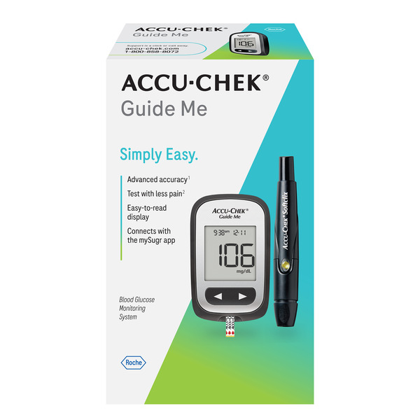 Walgreens Roche ACCU-CHEK Guide Me Blood Glucose Meter with Softclix ...