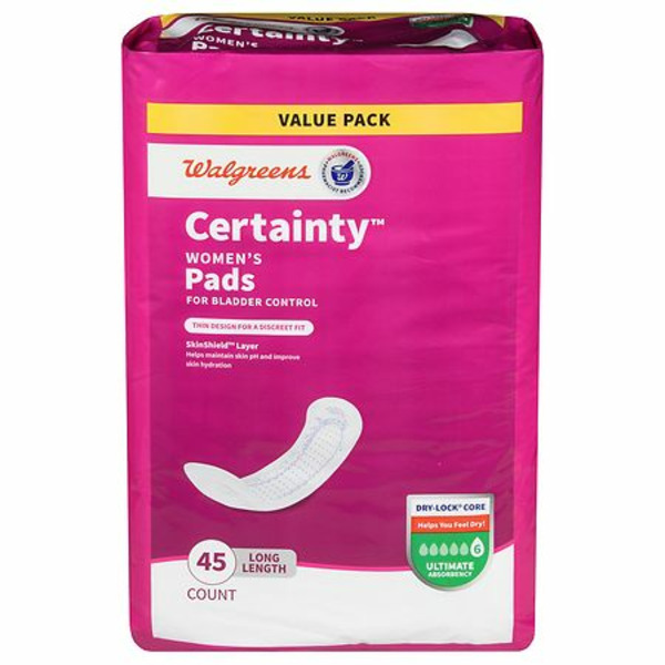 Walgreens Walgreens Women's Ultimate Absorbency Long Length Bladder ...
