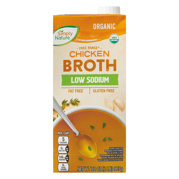 Simply Nature Organic Free Range Chicken Broth Same-Day Delivery or ...