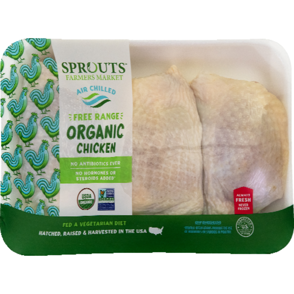 Sprouts Farmers Market Sprouts Organic Chicken Thigh Bone-In Same-Day ...