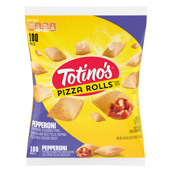 Totino's Pizza Rolls Pepperoni Flavored Frozen Snacks Same-Day Delivery ...