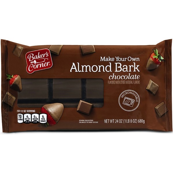ALDI Baker's Corner Chocolate Almond Bark Same-Day Delivery or Pickup ...